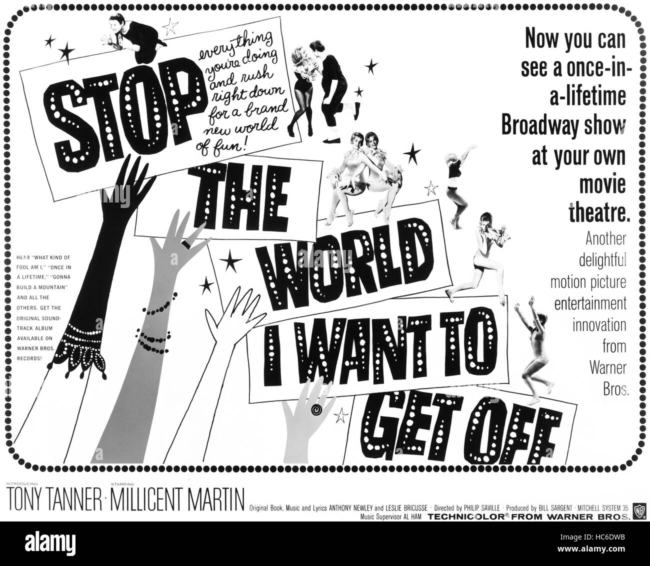STOP THE WORLD: I WANT TO GET OFF, US poster, 1966 Stock Photo - Alamy