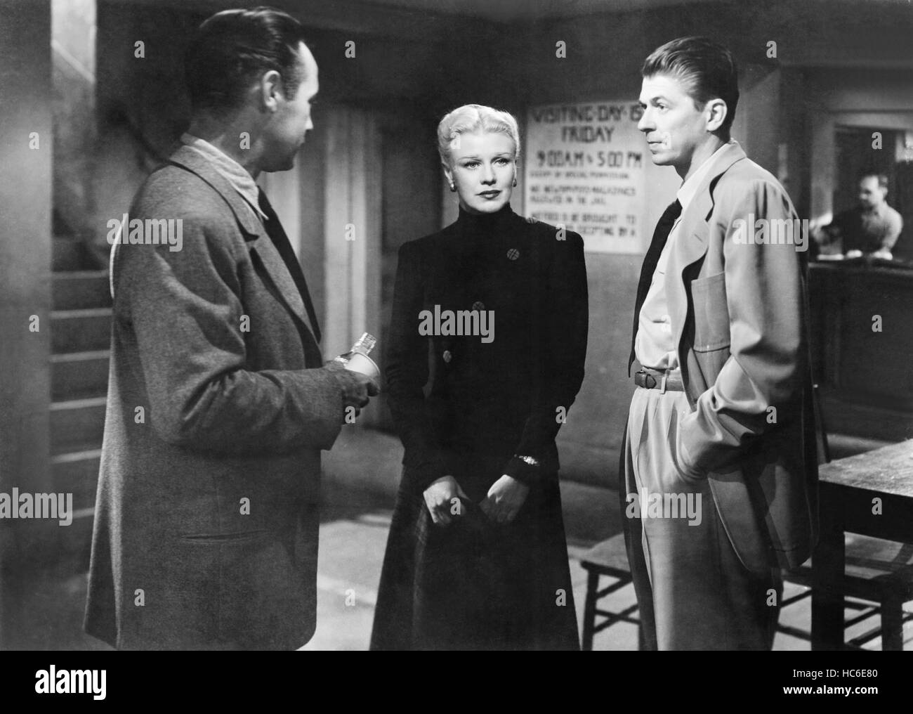 STORM WARNING, Ginger Rogers (center), Ronald Reagan (right), 1951 ...