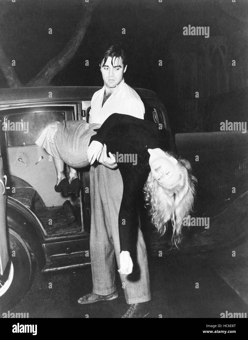 STORM WARNING, Ginger Rogers (front), Steve Cochran, 1951 Stock Photo ...