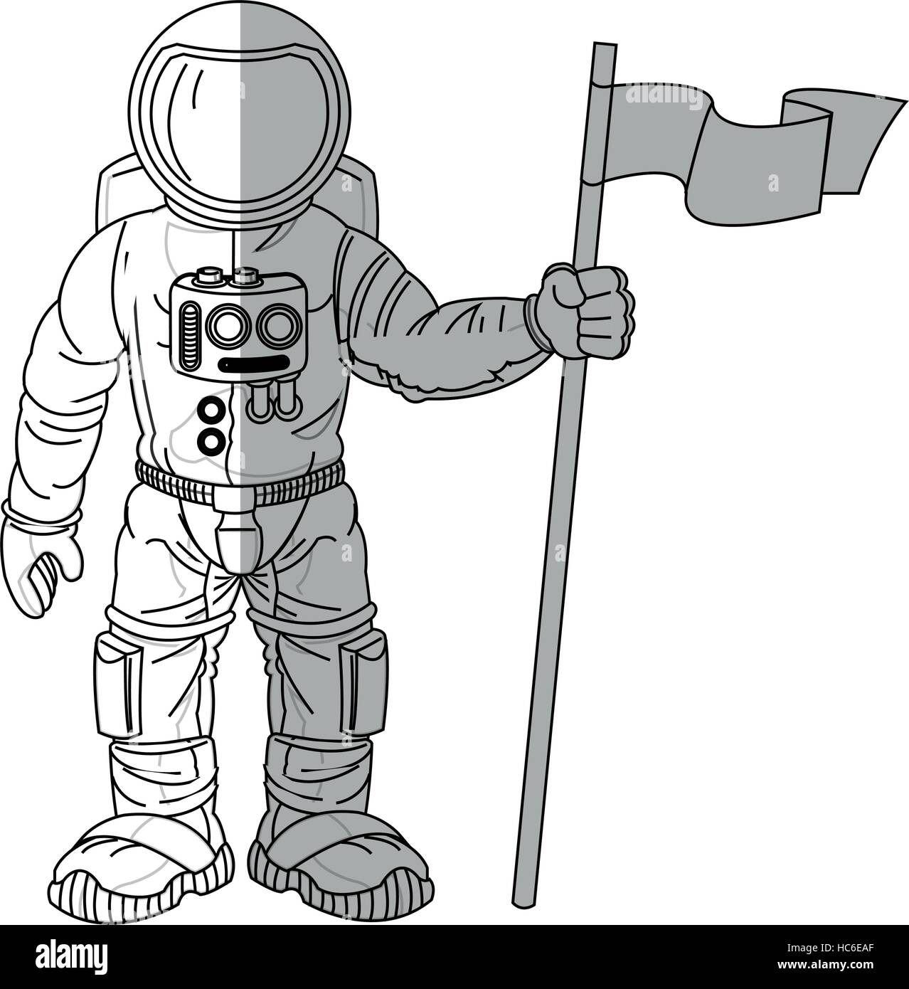 Isolated astronaut cartoon design Stock Vector Image & Art - Alamy
