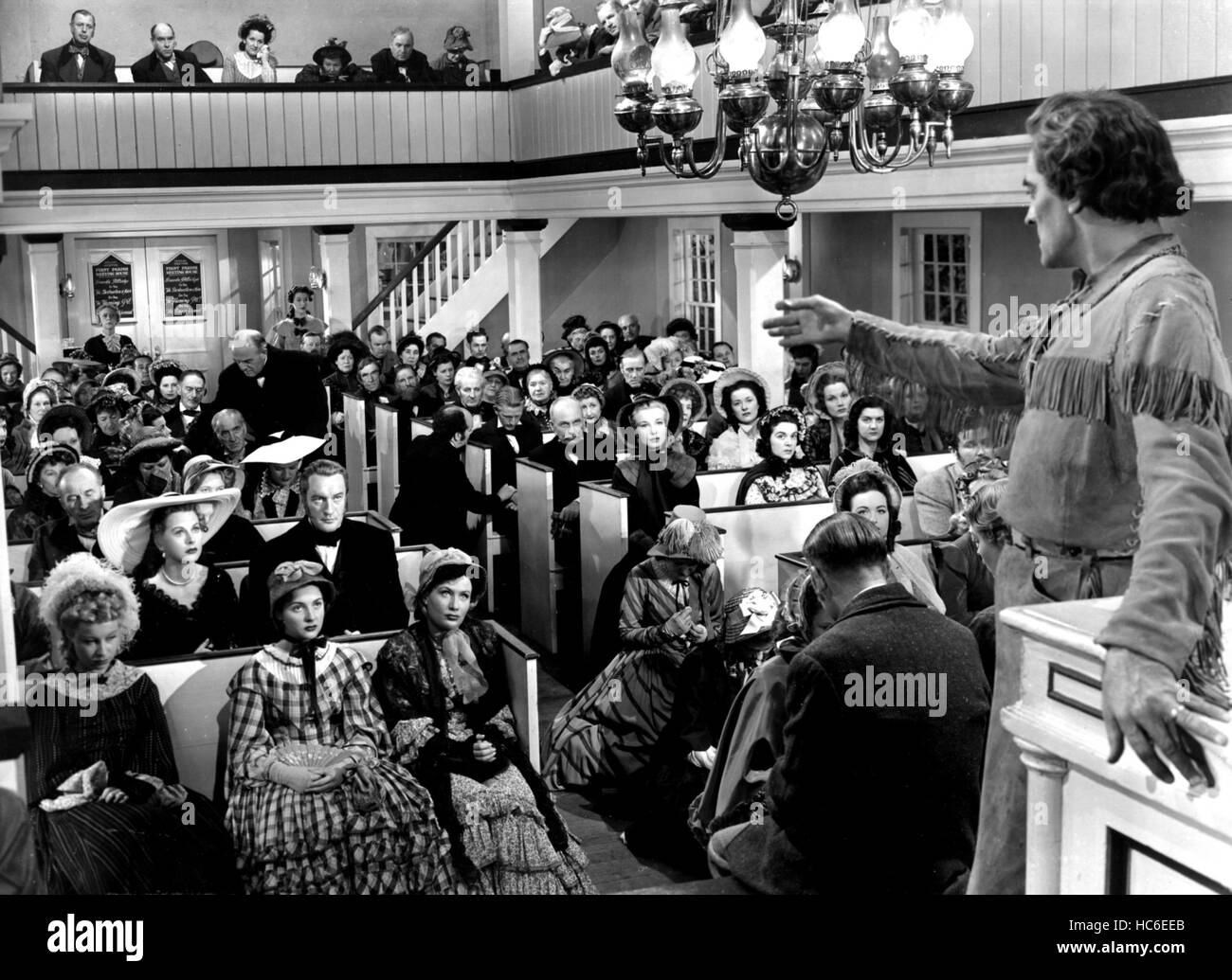 THE STRANGE WOMAN, Hedy Lamarr, George Sanders, Hillary Brooke, Ian ...