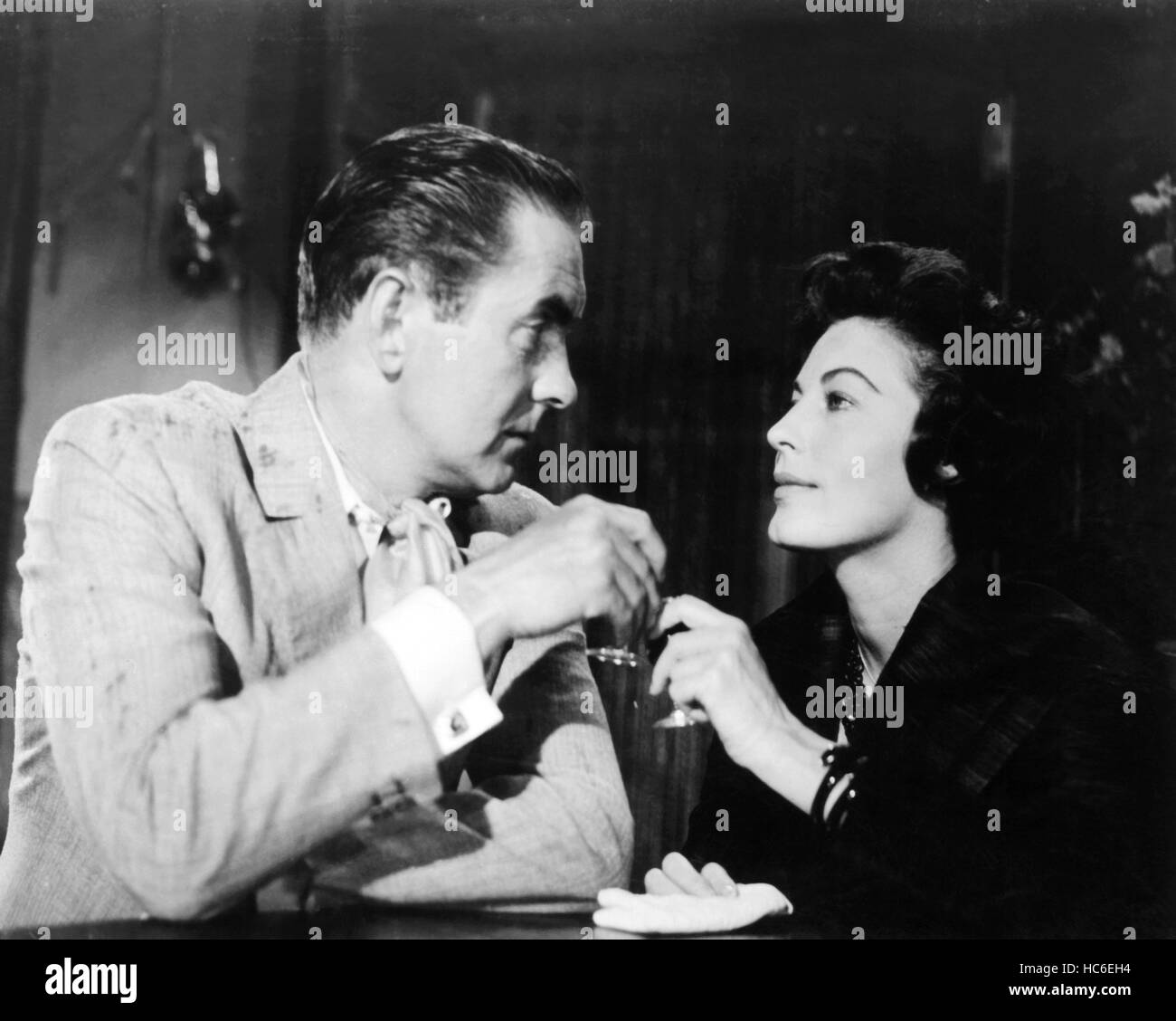 THE SUN ALSO RISES, from left: Tyrone Power, Ava Gardner, 1958, TM & Copyright © 20th Century ...