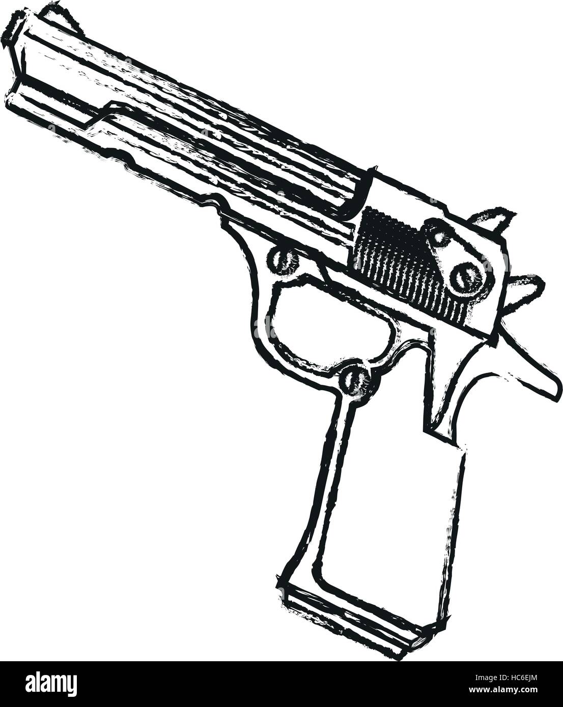 Isolated gun design Stock Vector Image & Art - Alamy