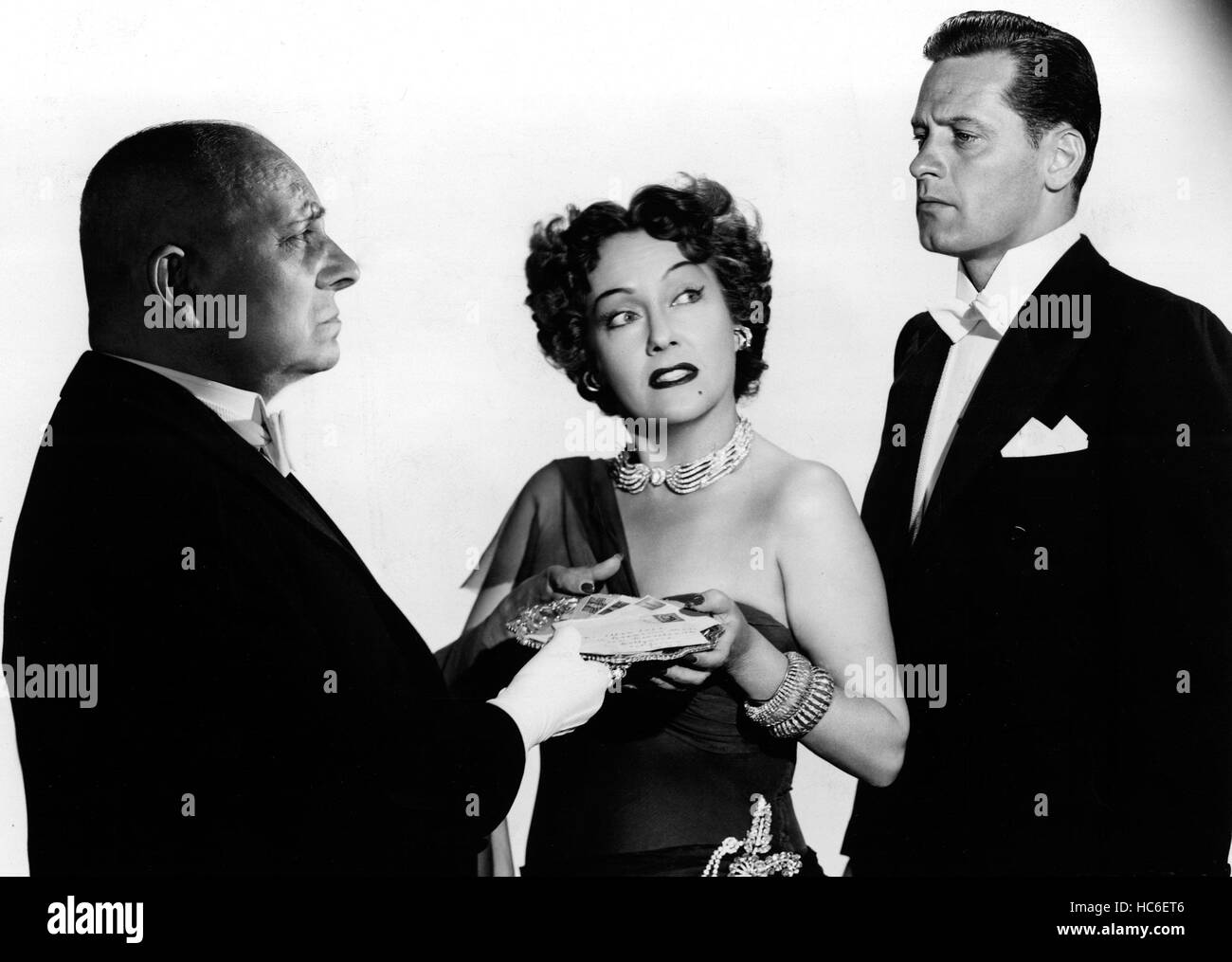 SUNSET BOULEVARD, Erich Von Stroheim, Gloria Swanson, William Holden ...
