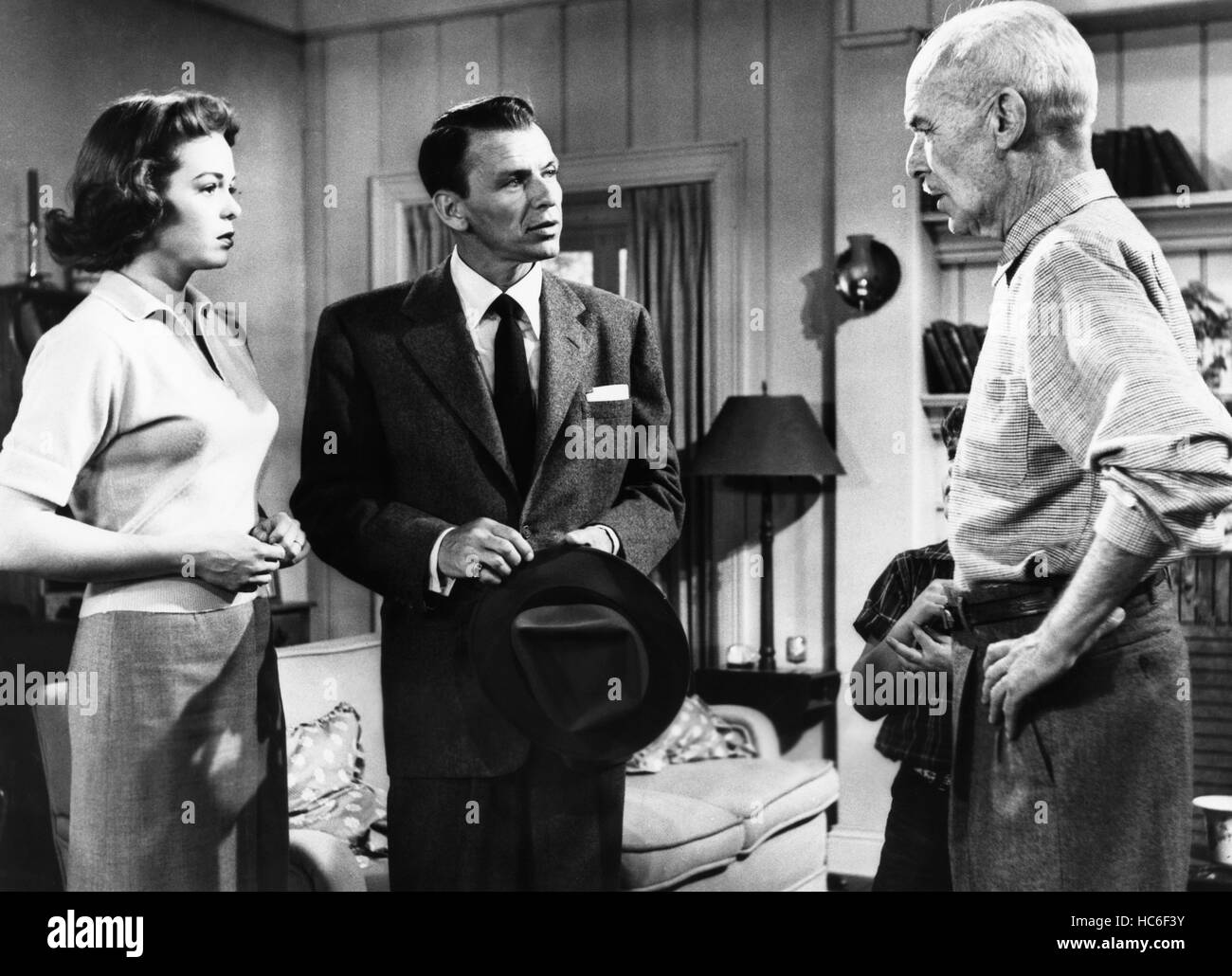 SUDDENLY, from left, Nancy Gates, Frank Sinatra, James Gleason, 1954 ...