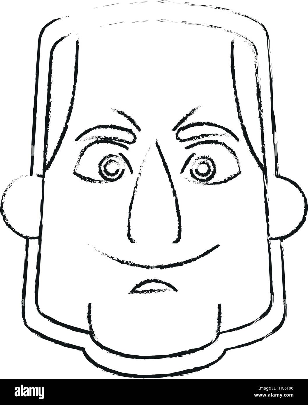 Isolated astronaut face cartoon design Stock Vector Images - Alamy