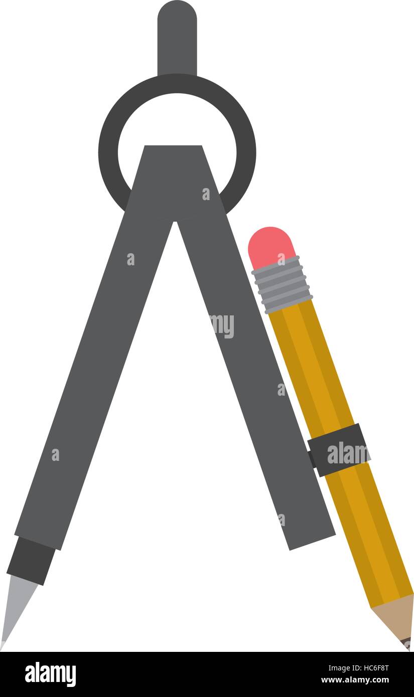 Isolated compass of architecture design Stock Vector Image & Art - Alamy