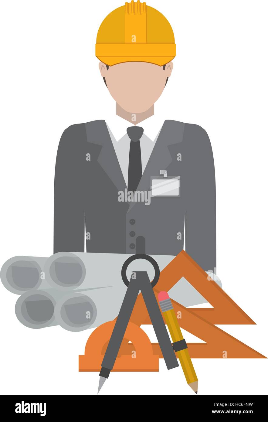 Isolated architect design Stock Vector Image & Art - Alamy