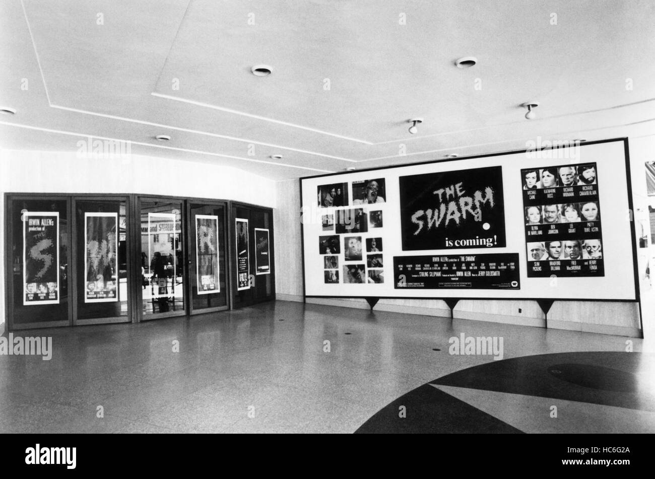 THE SWARM, movie theater lobby display, 1978, © Warner Brothers ...