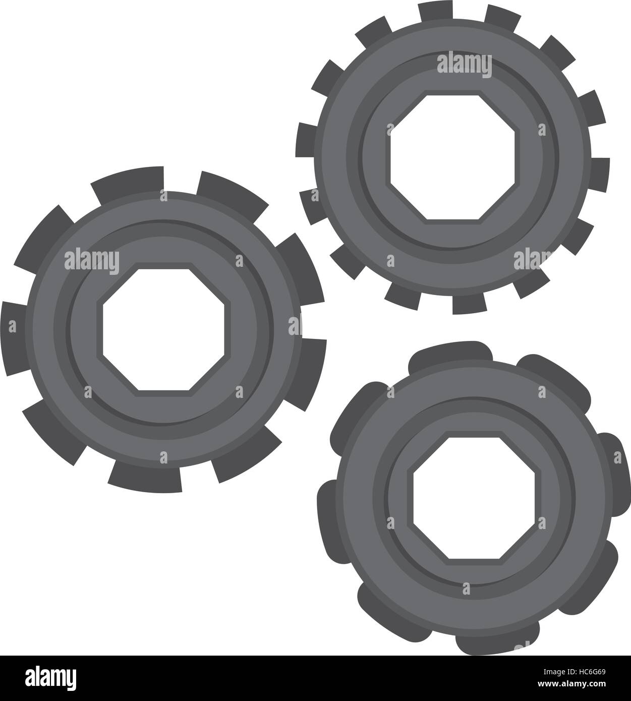 Isolated gears design Stock Vector Image & Art - Alamy