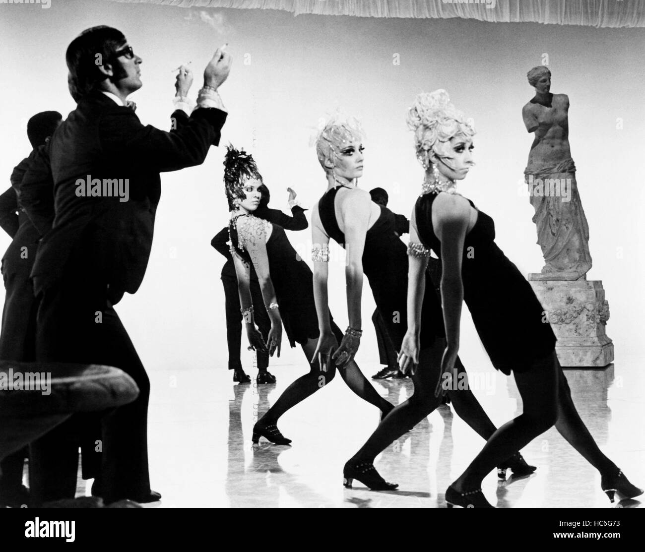 SWEET CHARITY, from left, Ray Chabeau, April Nevins, Sandy Rovetta ...