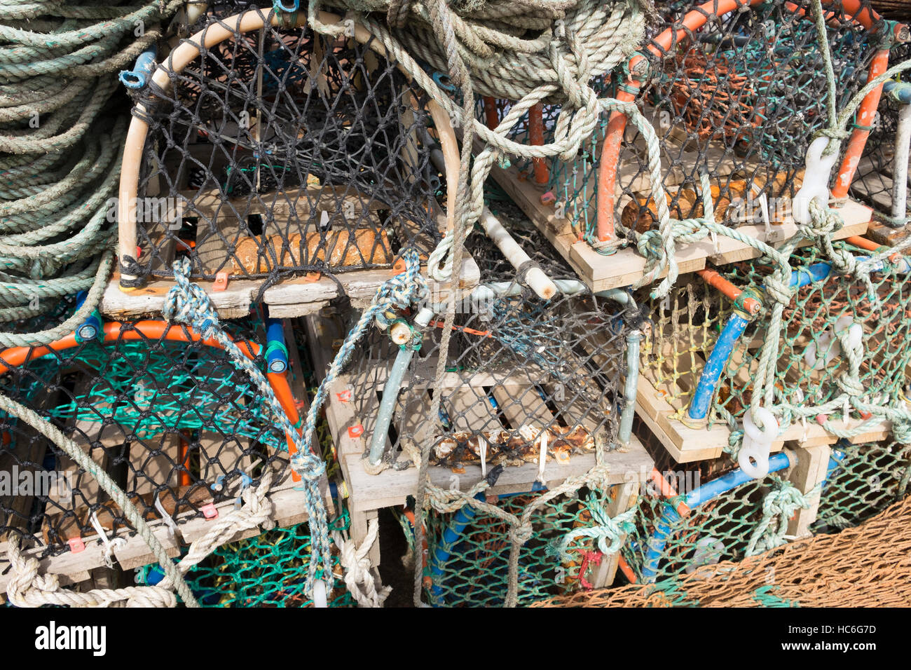 Fishing / Crab Traps Stock Photo - Alamy