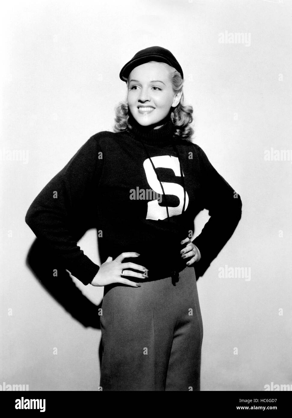 SWEATER GIRL, Betty Jane Rhodes, 1942 Stock Photo - Alamy