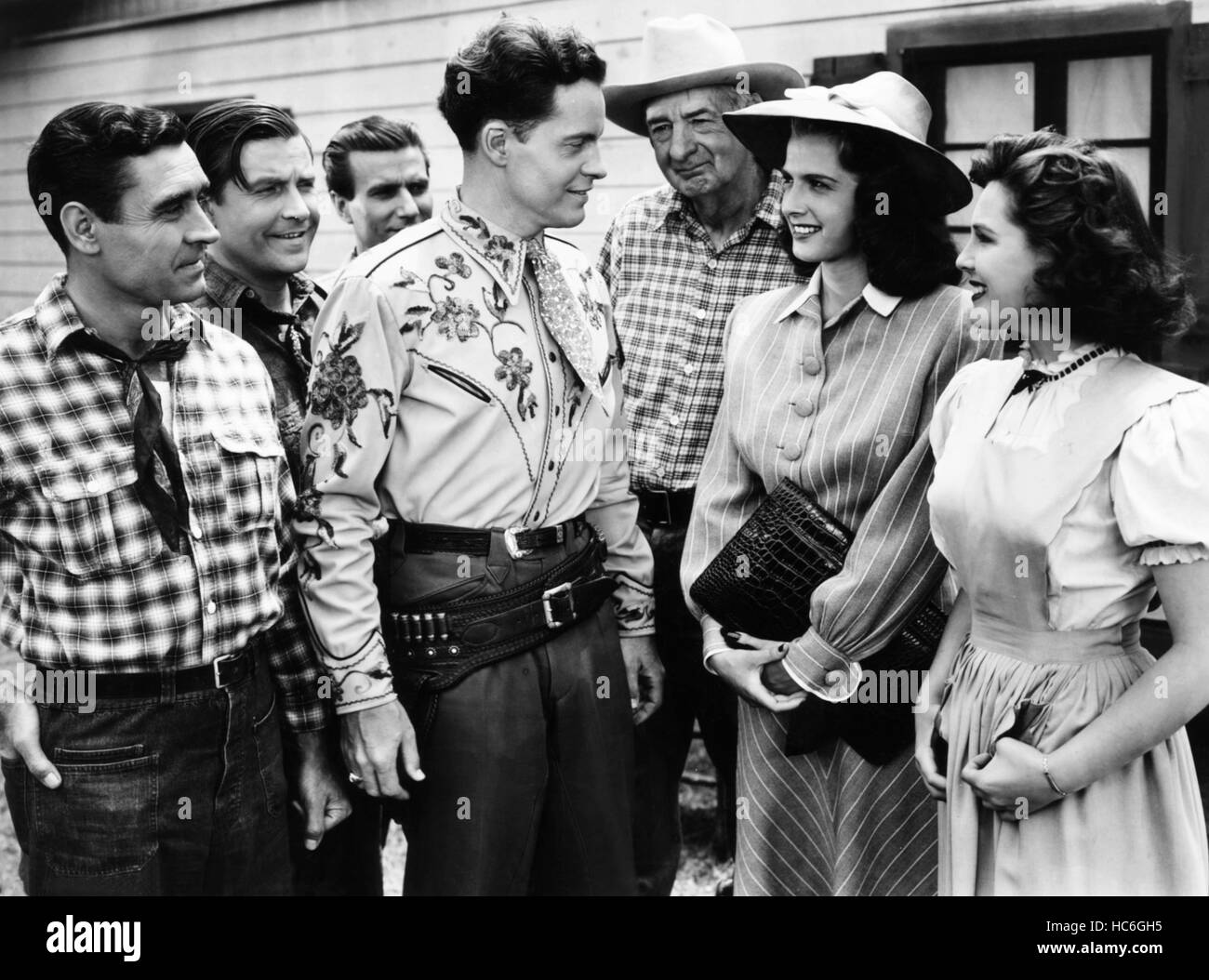 SWING IN THE SADDLE, from left, The Hoosier Hotshots (Ken Trietsch ...