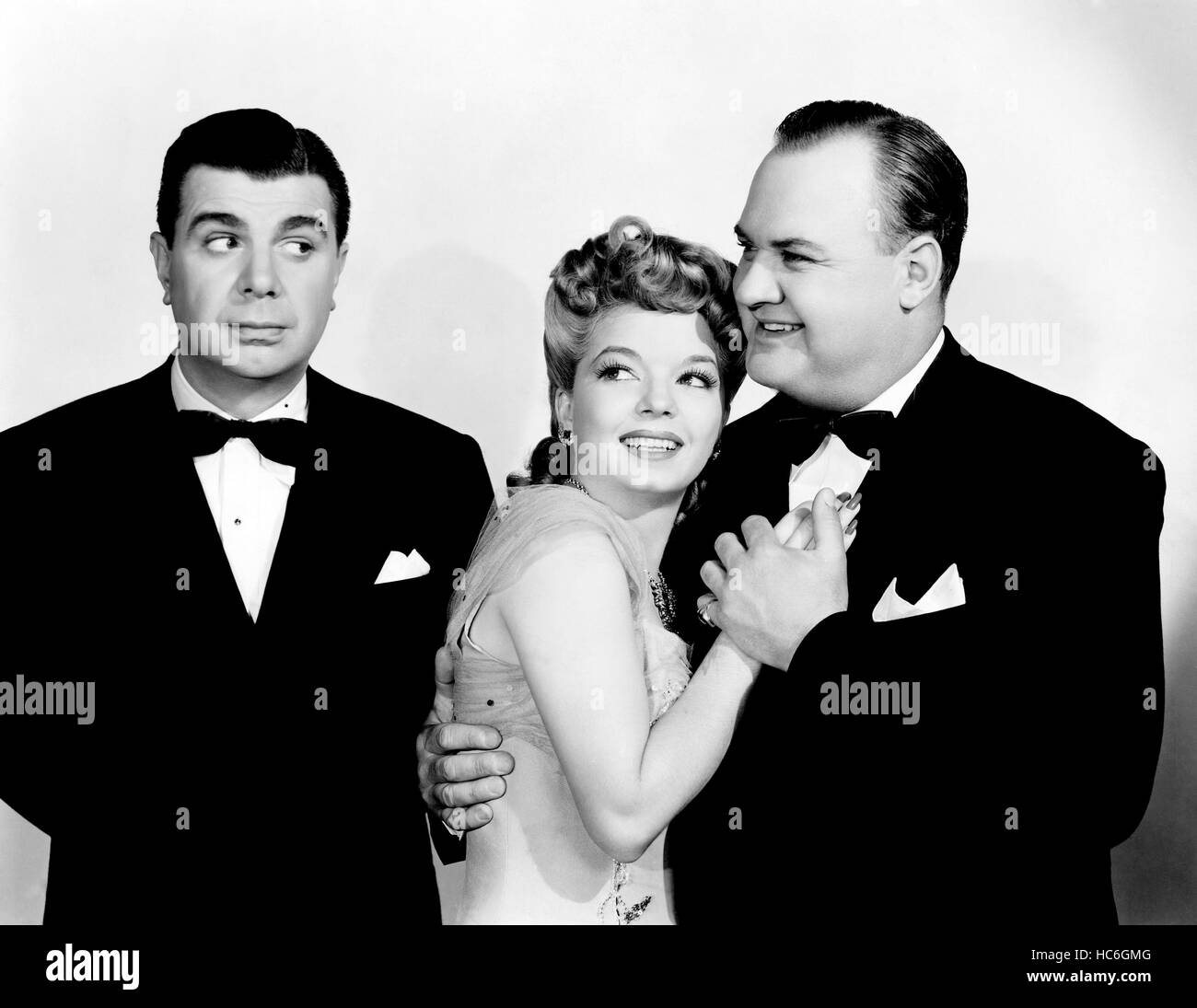 SWING IT SOLDIER, from left, Ken Murray, Frances Langford, Don Wilson ...