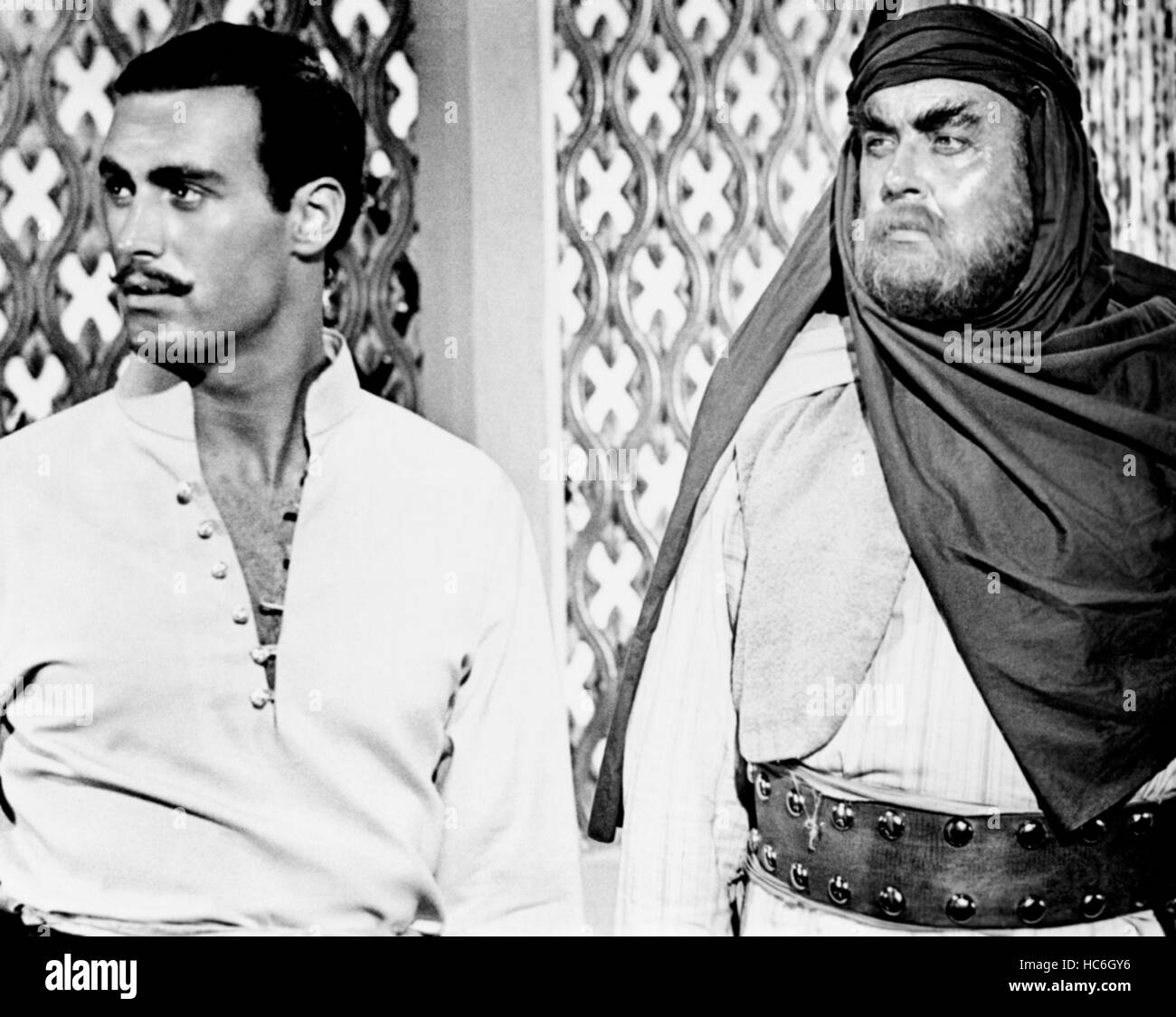 THE SWORD OF ALI BABA, from left, Peter Mann, Peter Whtiney, 1965 Stock ...