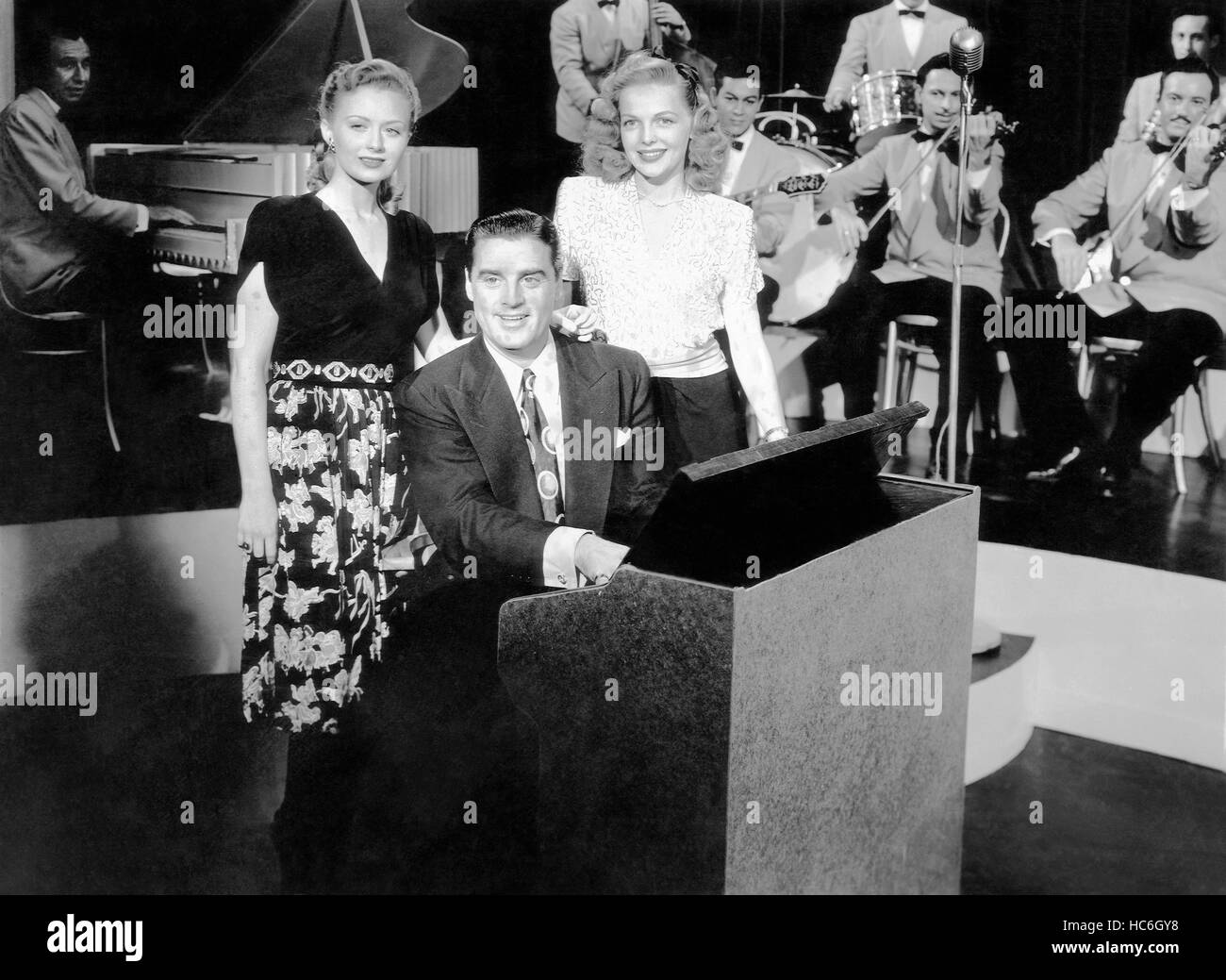 SWEETHEART OF SIGMA CHI, from left, Ruth Allen, Phil Regan, Elyse Knox ...