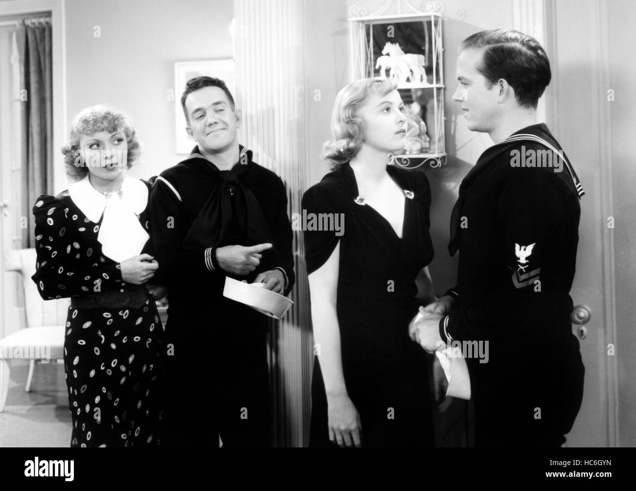 SWEETHEART OF THE NAVY, l-r: Bernadene Hayes, Reed Howes, Cecelia ...