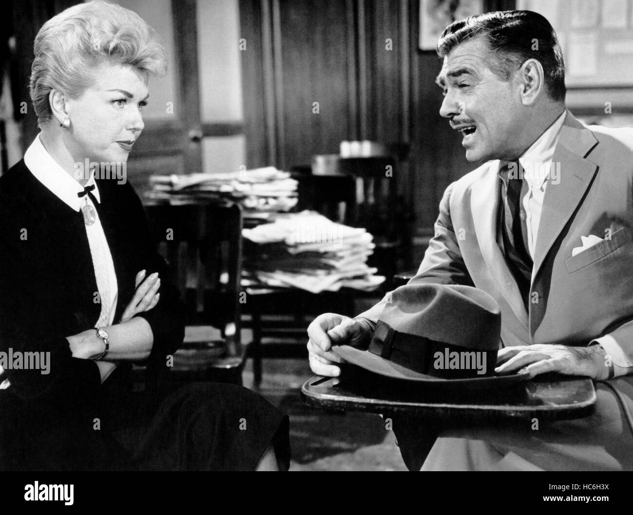 TEACHER'S PET, from left, Doris Day, Clark Gable, 1958 Stock Photo - Alamy