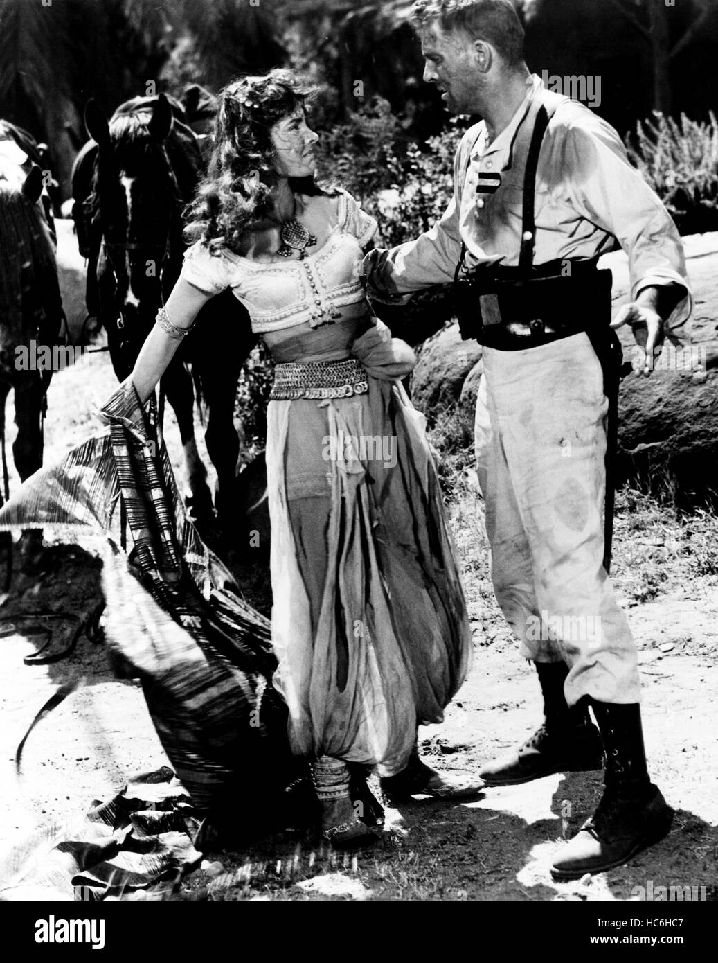 TEN TALL MEN, from left, Jody Lawrance, Burt Lancaster, 1951 Stock ...