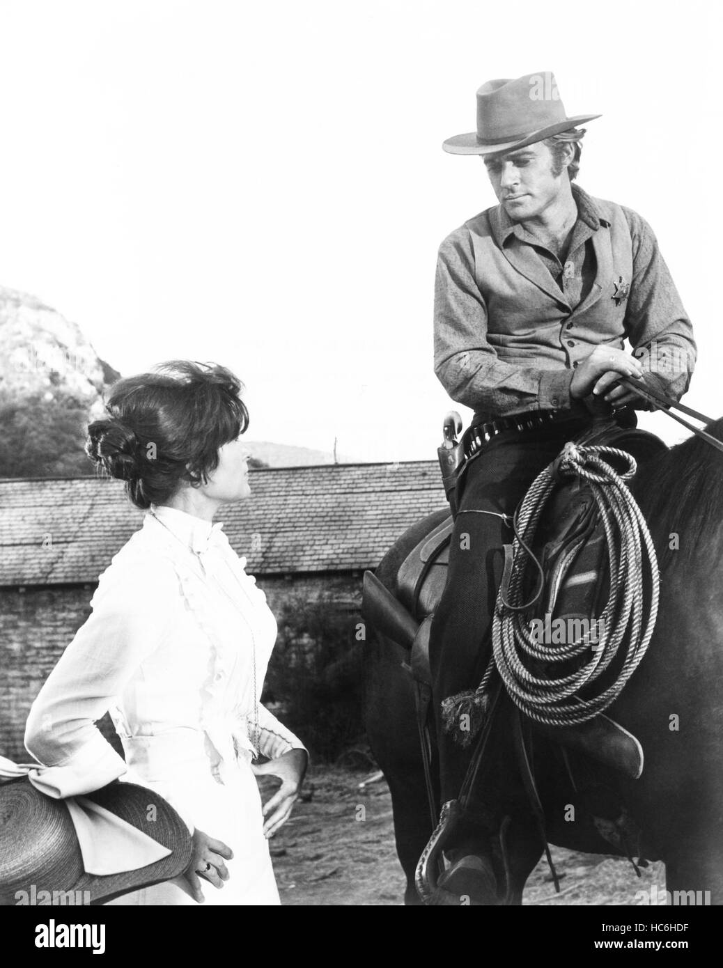 TELL THEM WILLIE BOY IS HERE, from left: Susan Clark, Robert Redford ...