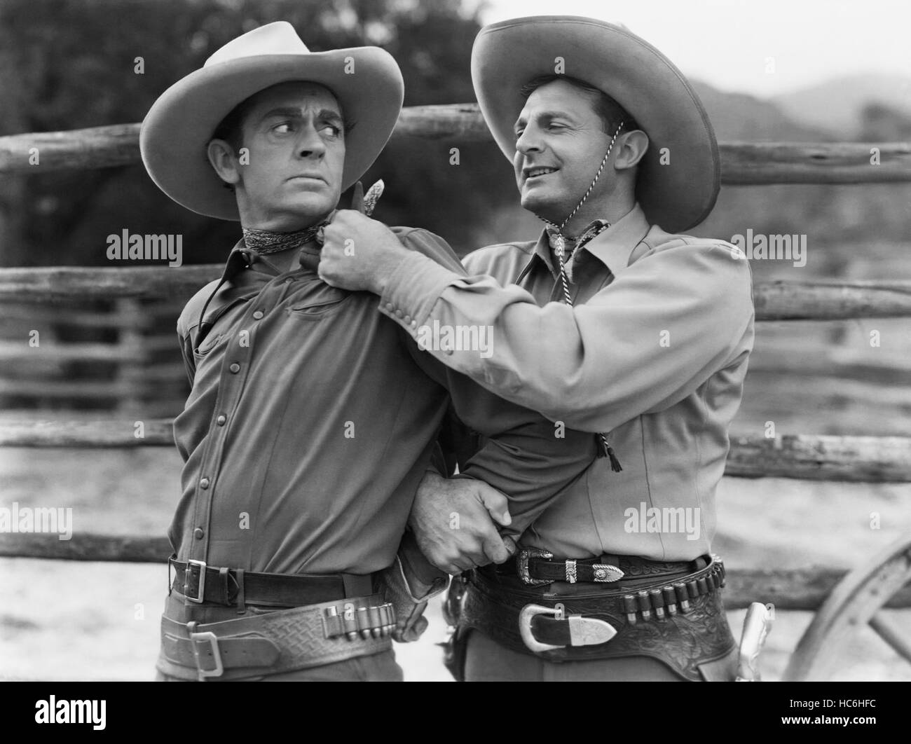 TEXAS TROUBLE SHOOTERS, from left: Eddie Phillips, Ray Corrigan, 1942 ...