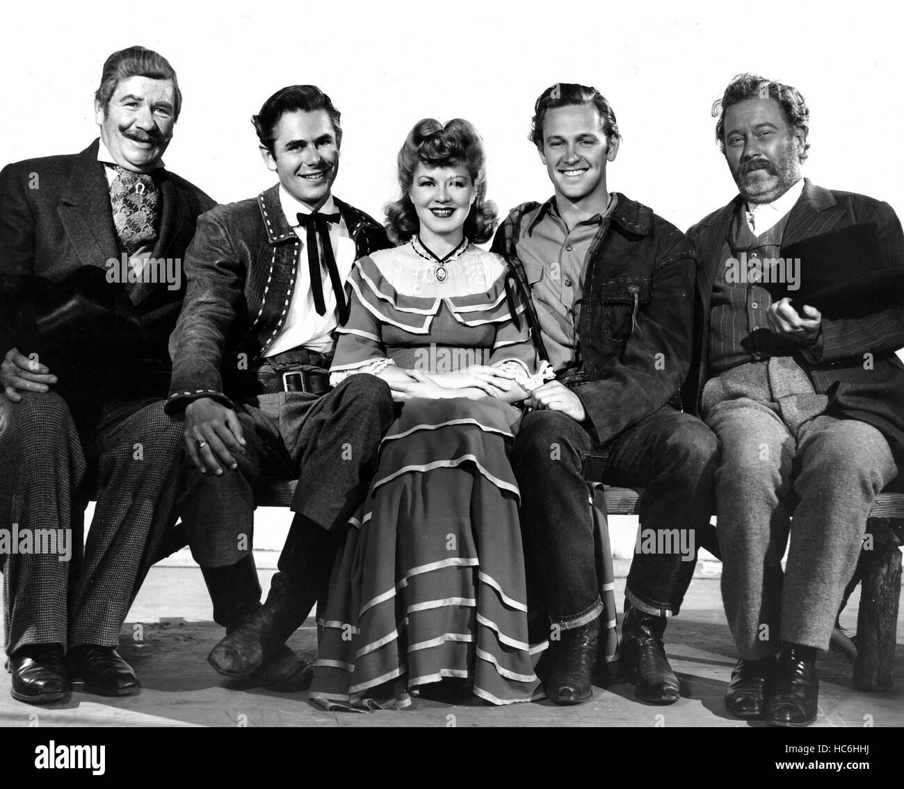 TEXAS, George Bancroft, Glenn Ford, Claire Trevor, William Holden ...
