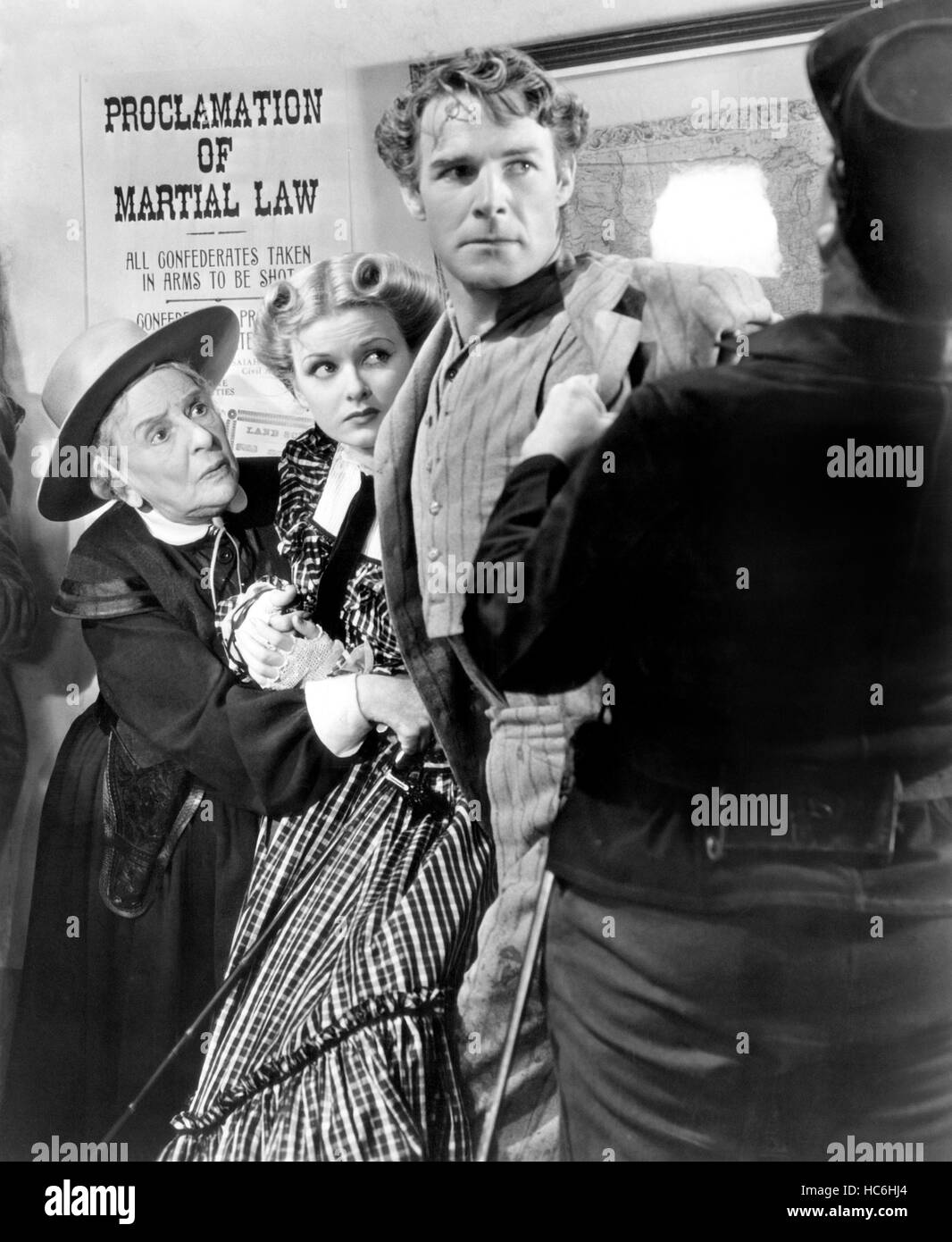 THE TEXANS, May Robson, Joan Bennett, Randolph Scott, 1938 Stock Photo ...