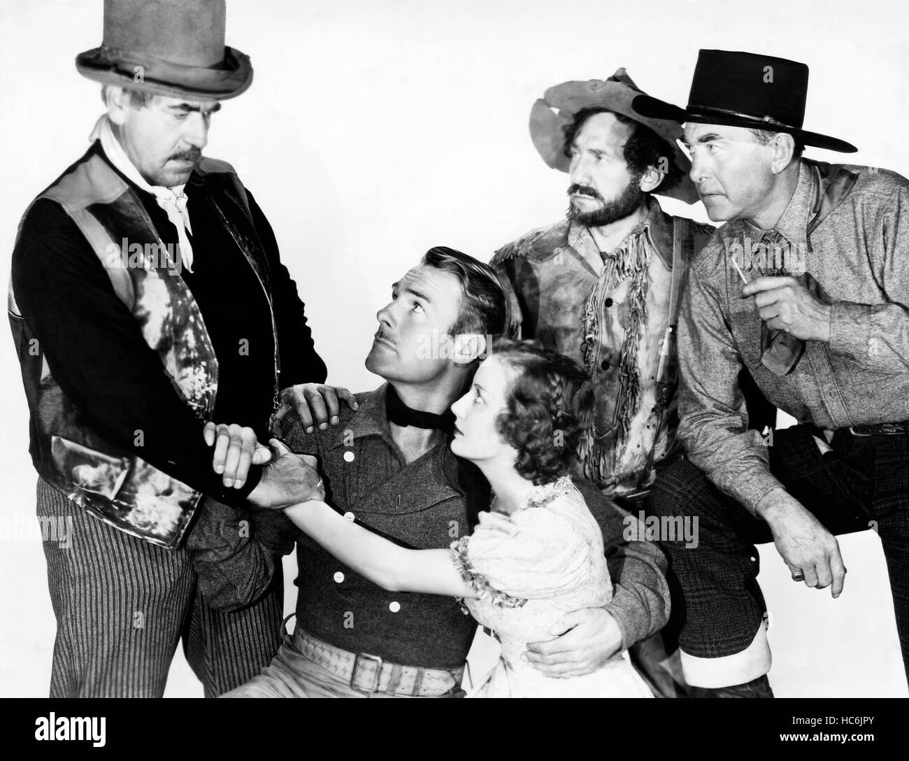 THE THUNDERING HERD, from left: Noah Beery, Randolph Scott, Judith ...