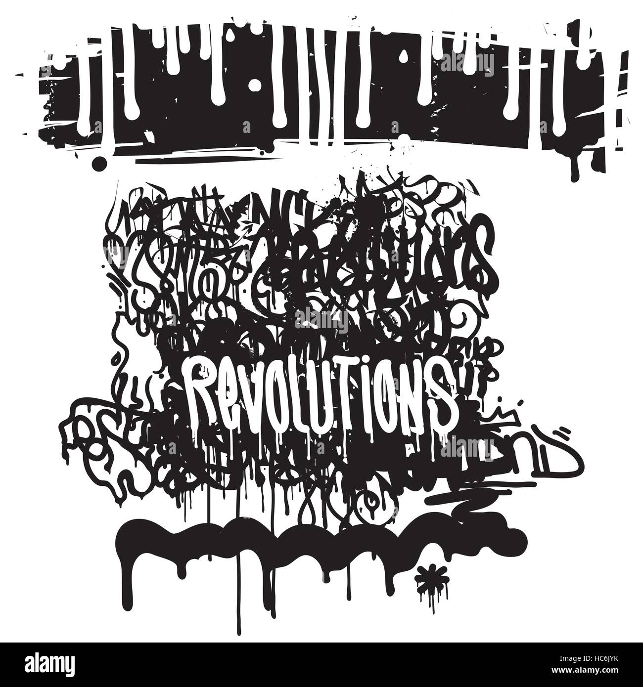 Urban art elements graffiti Cut Out Stock Images & Pictures - Alamy