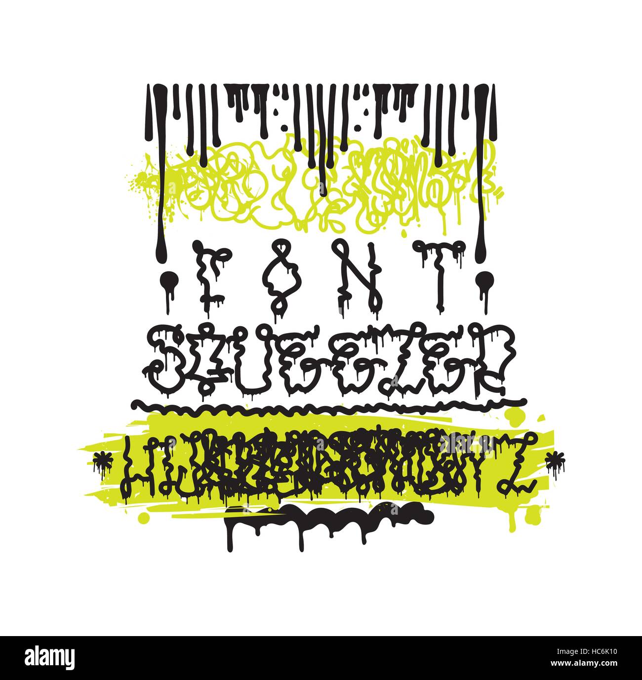 Urban art elements graffiti Cut Out Stock Images & Pictures - Alamy