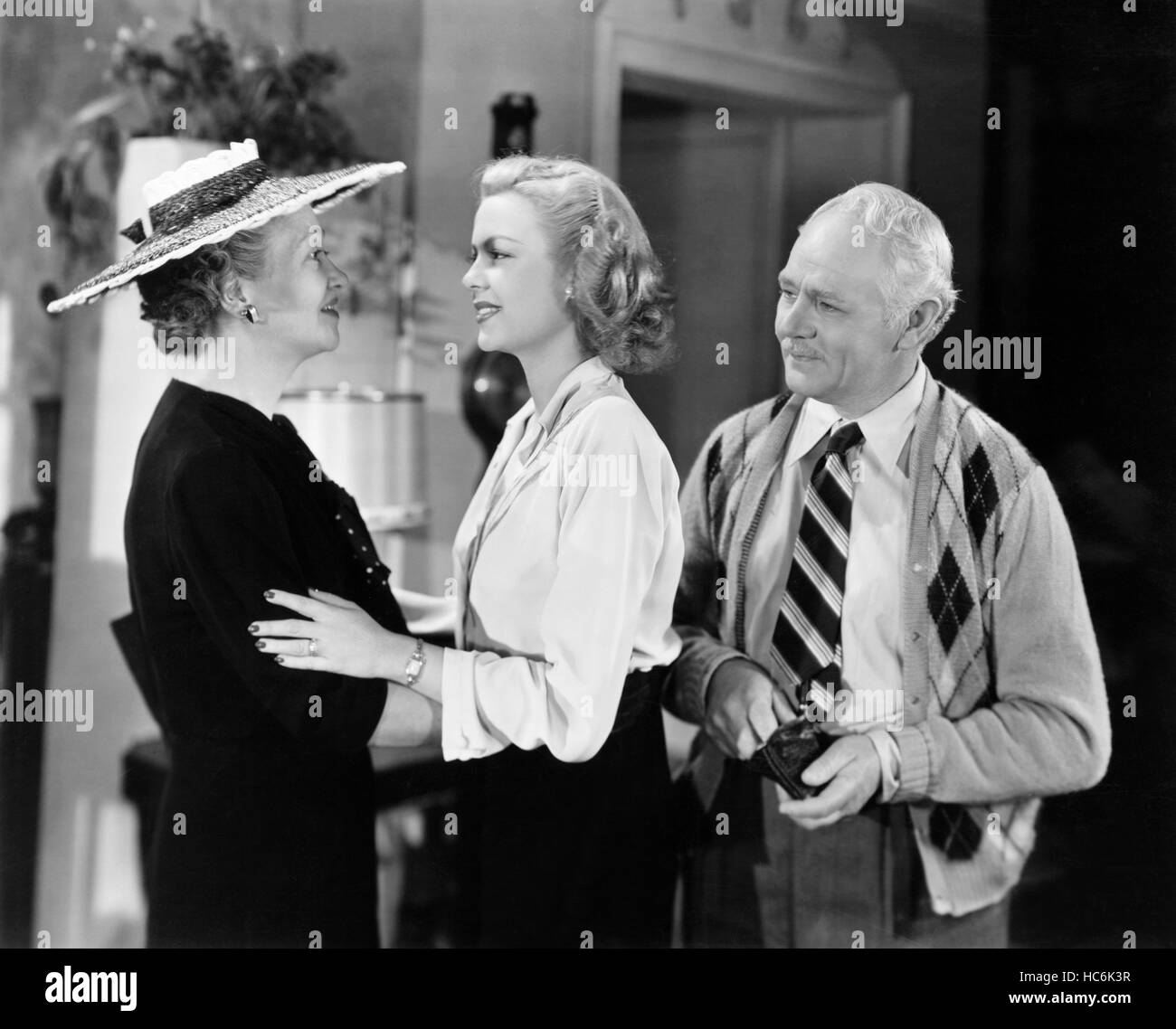 THREE IS A FAMILY, from left: Fay Bainter, Marjorie Reynolds, Charles ...