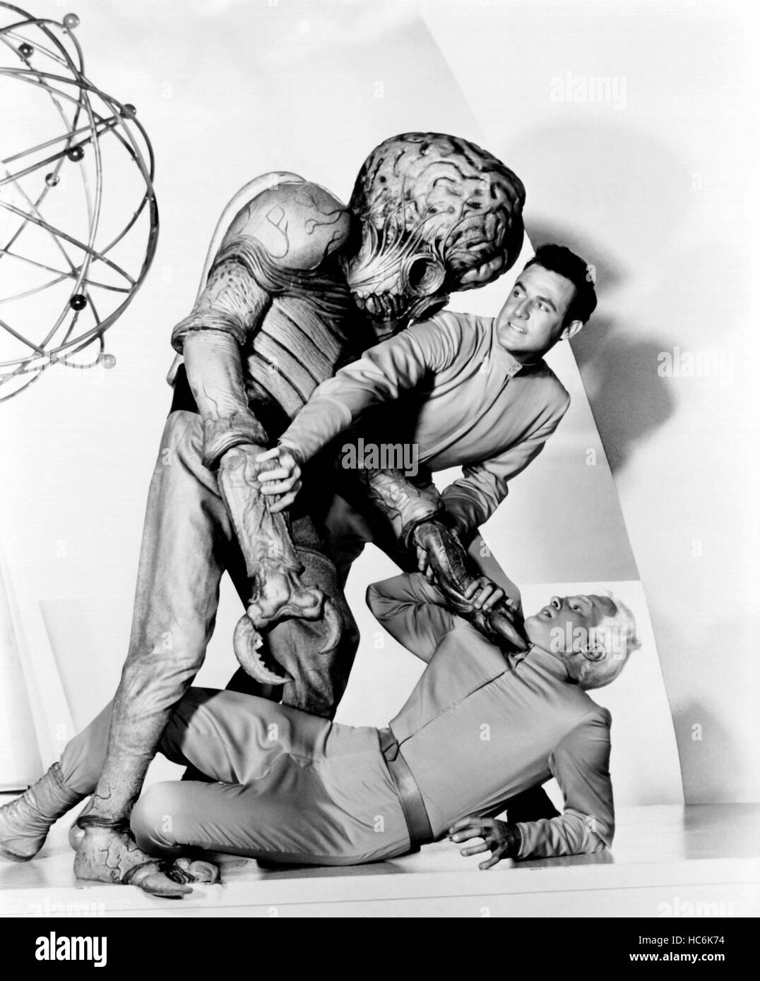THIS ISLAND EARTH, Rex Reason, Jeff Morrow (on ground), 1955 Stock Photo - Alamy