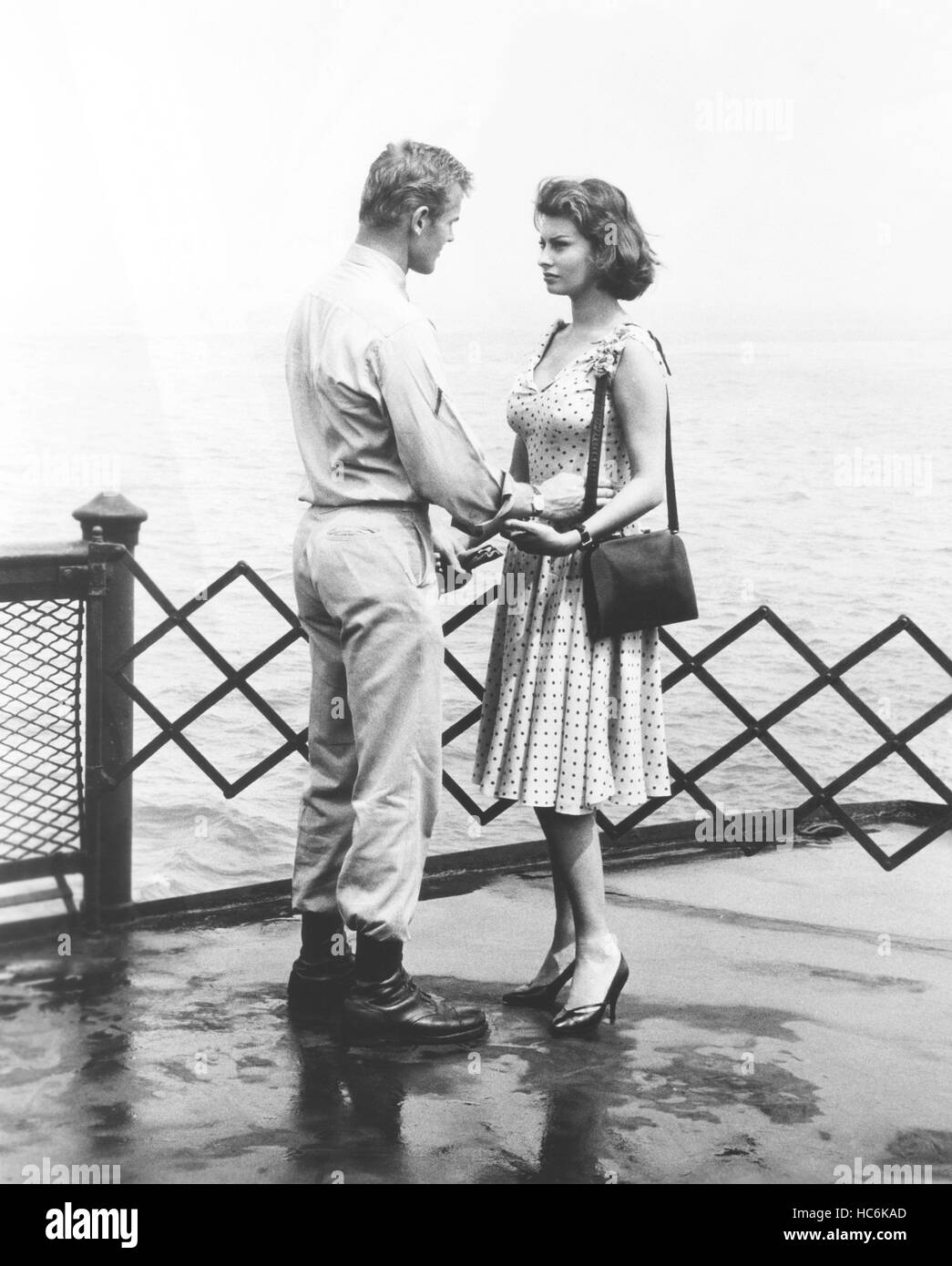 THAT KIND OF WOMAN, from left: Tab Hunter, Sophia Loren, 1959 Stock ...