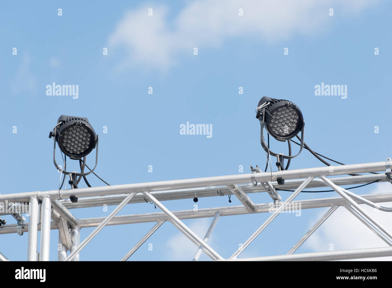 Spotlight stage with lights hi-res stock photography and images - Alamy