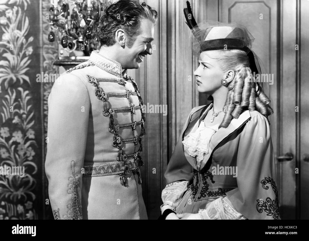 THAT LADY IN ERMINE, from left, Douglas Fairbanks, Jr., Betty Grable ...