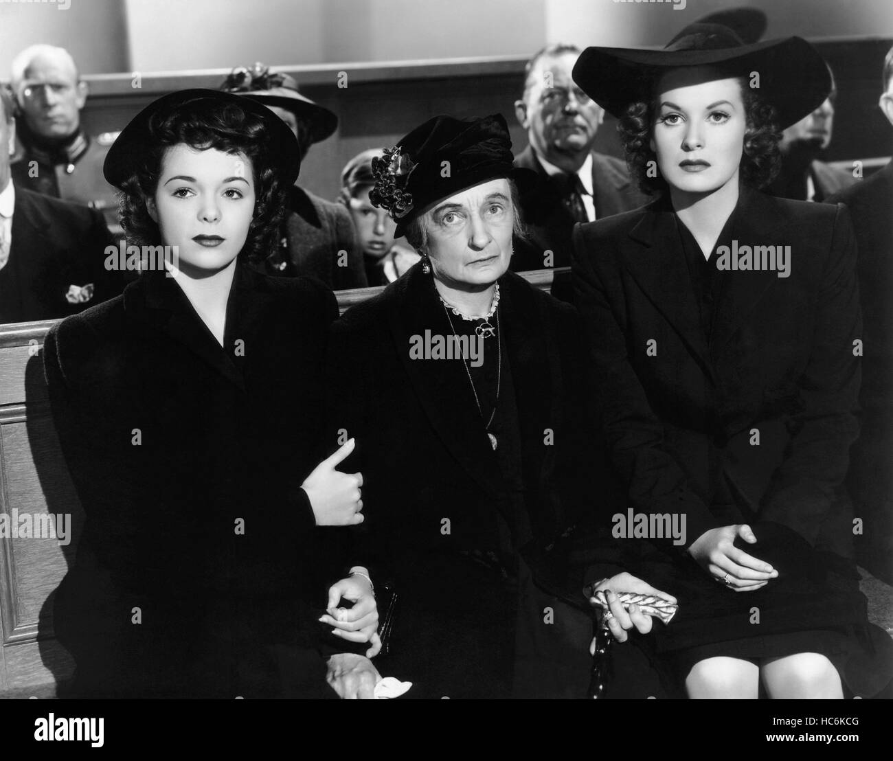 THIS LAND IS MINE, Nancy Gates, Una O'Connor, Maureen O'Hara, 1943 ...
