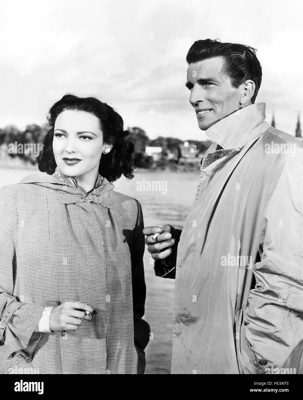 THE 13TH LETTER, from left: Linda Darnell, Michael Rennie, 1951, TM ...