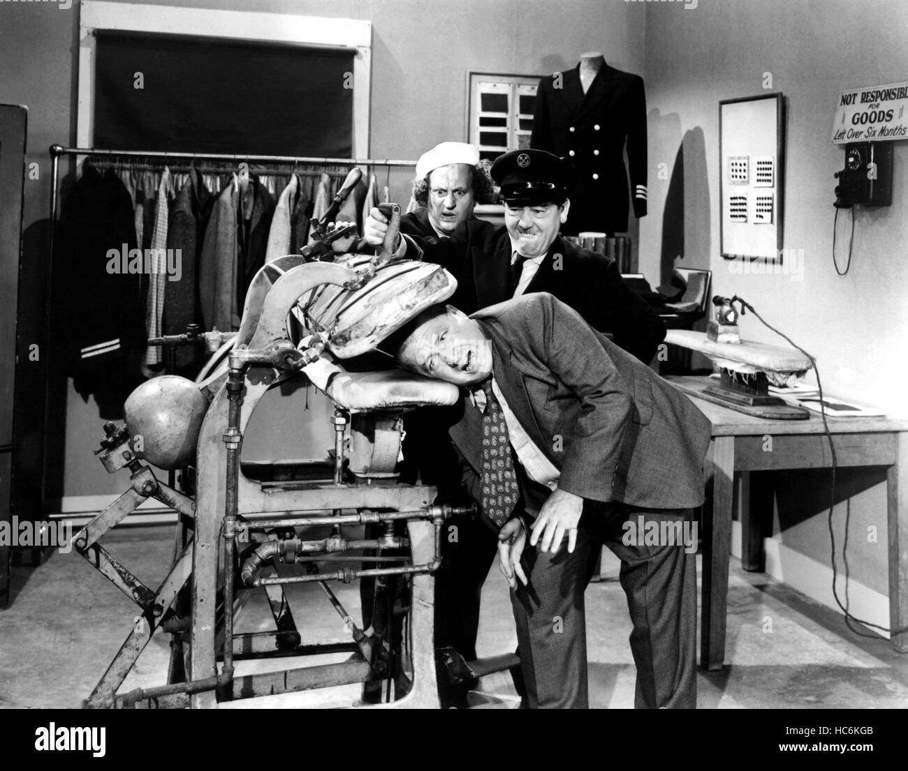 THREE LITTLE SEW AND SEWS, Curly Howard, Larry Fine, Moe Howard [The ...