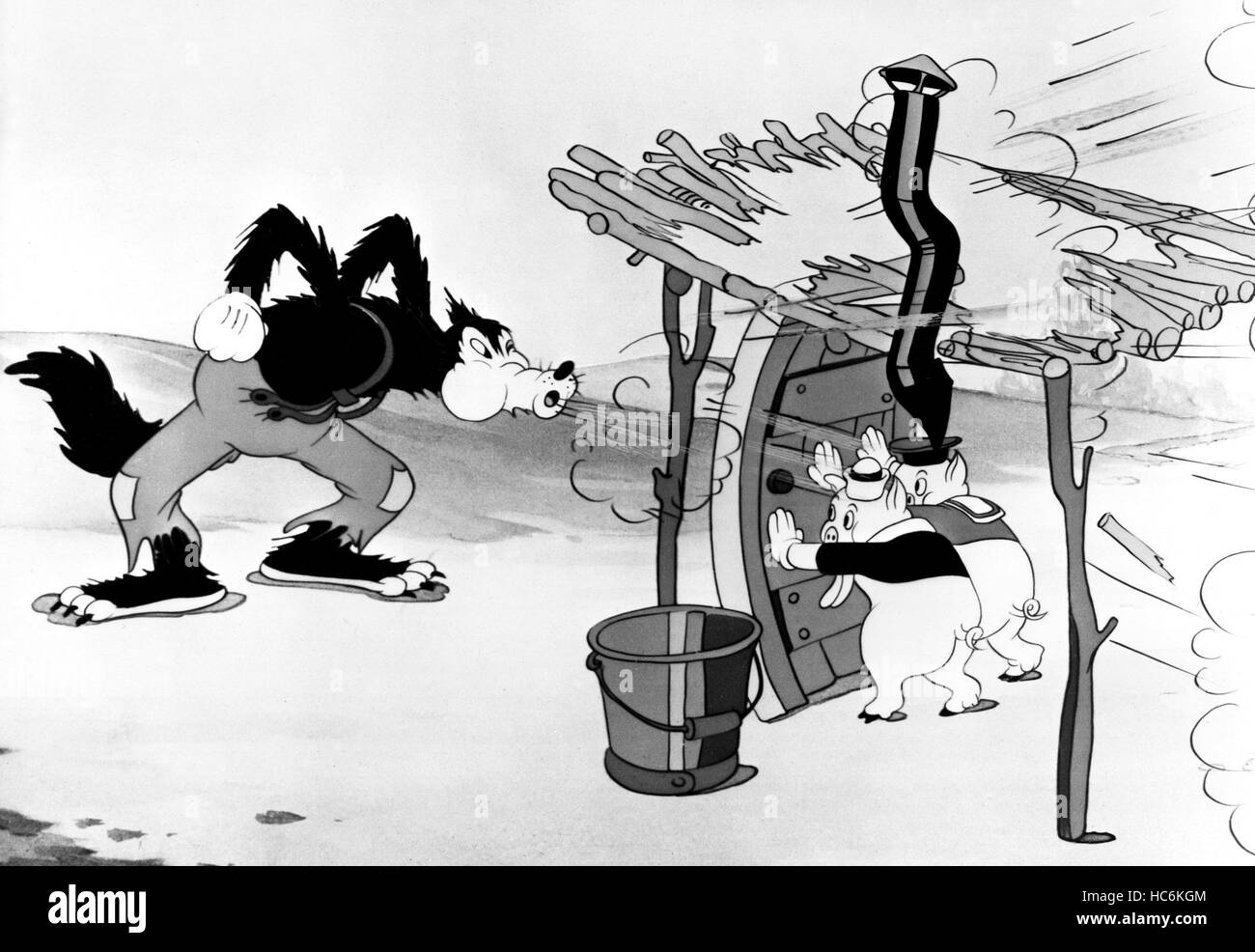 THREE LITTLE PIGS, Big Bad Wolf, Little Pigs, 1933 Stock Photo - Alamy