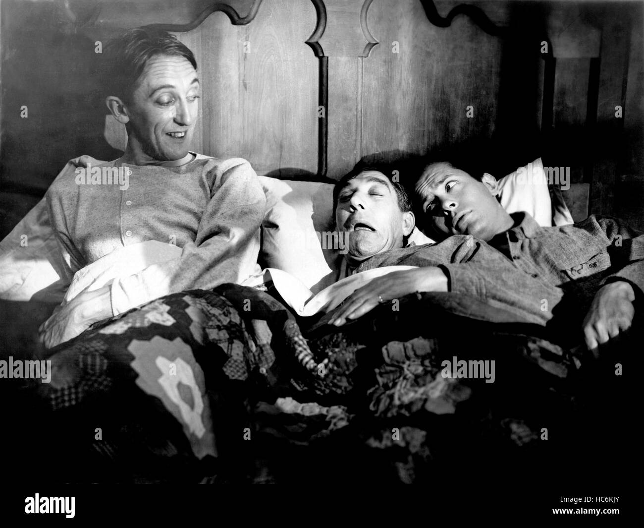 THREE LIVE GHOSTS, from left, Claud Allister, Charles McNaughton, Robert Montgomery, 1929 Stock ...