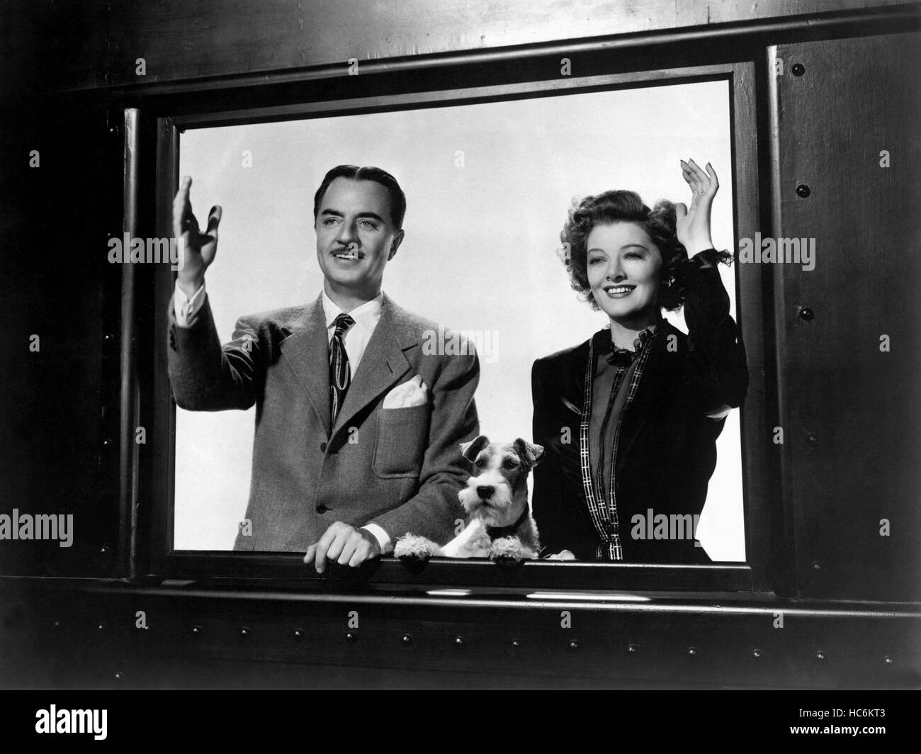 THE THIN MAN GOES HOME, William Powell, Asta, Myrna Loy, 1945 Stock ...