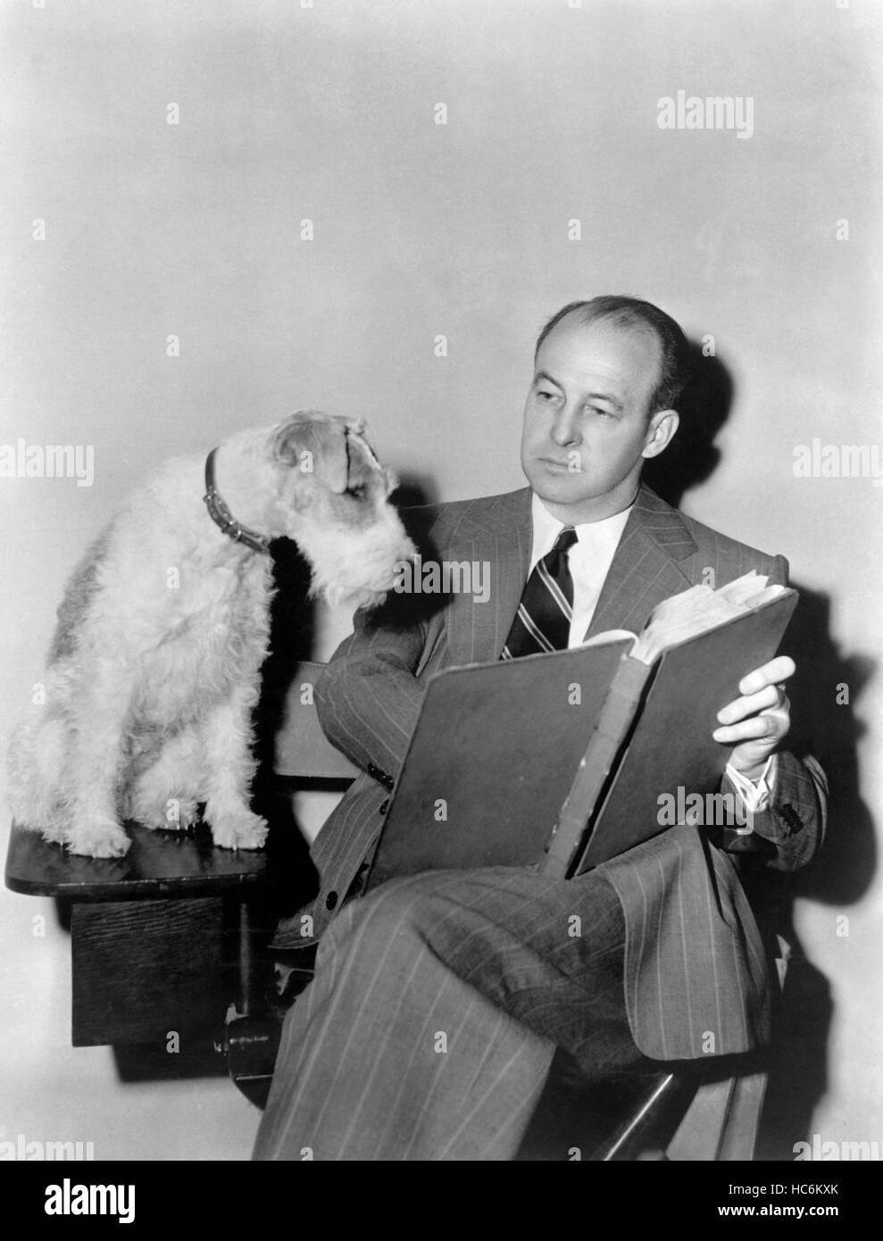 THE THIN MAN GOES HOME, director Richard Thorpe, Asta, on-set, 1945 ...
