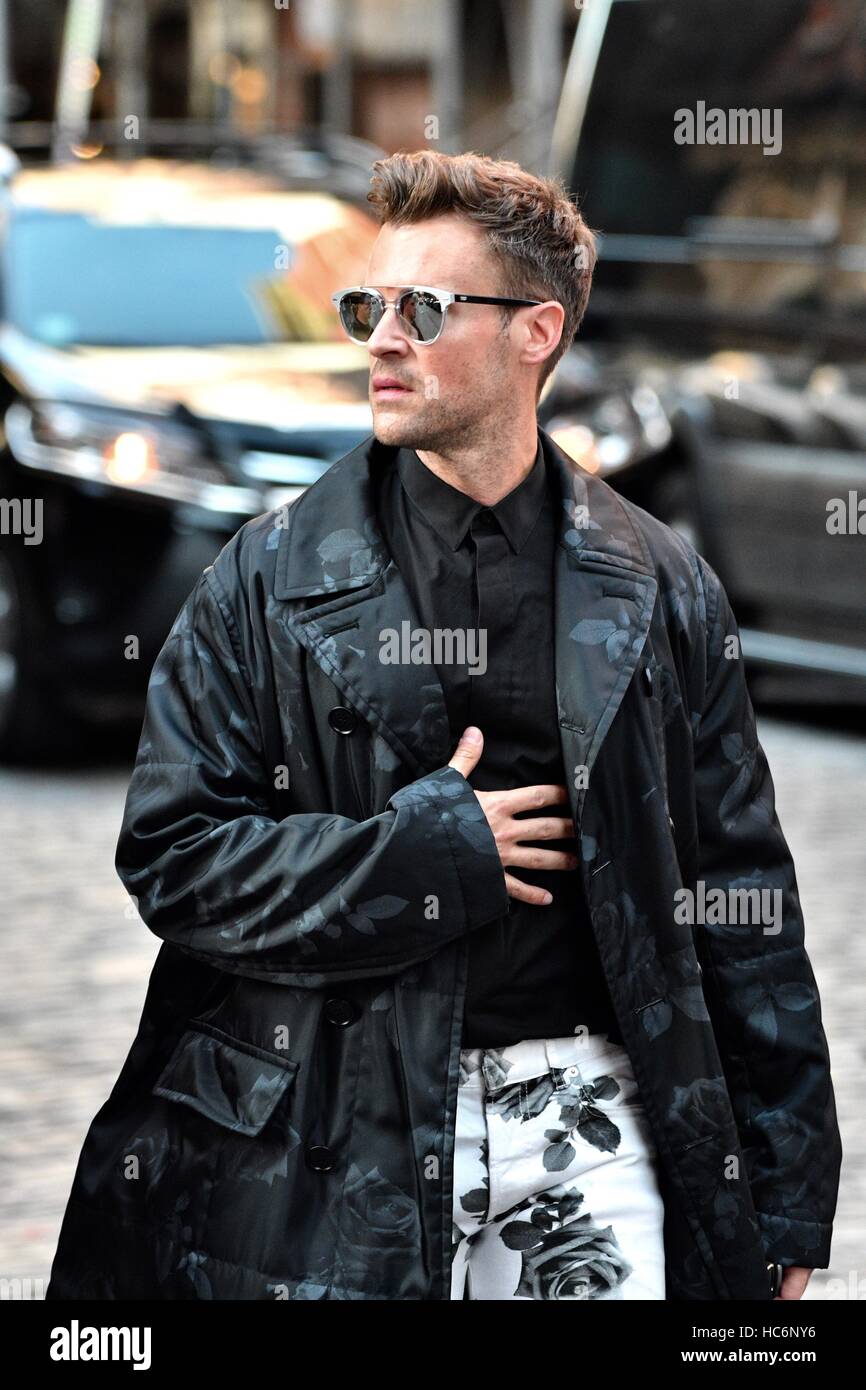 Brad Goreski on a photo shoot in Soho Featuring: Brad Goreski Where ...