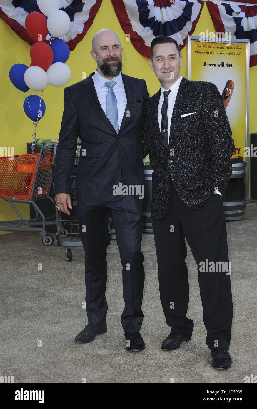 Film Premiere of Sausage Party Featuring: Conrad Vernon, Greg Tiernan ...