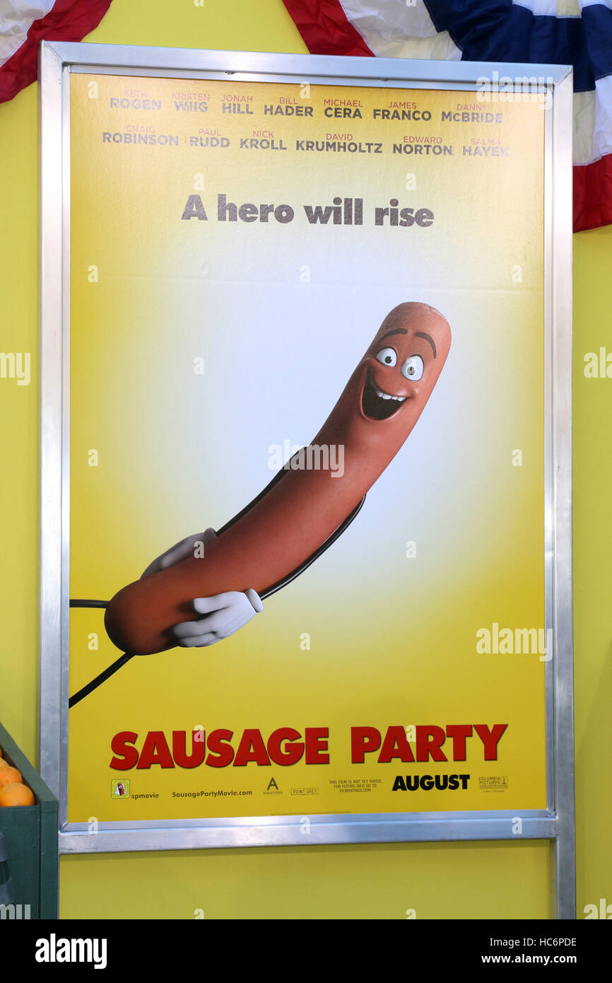 Sausage Party Premiere at the Village Theater on August 9, 2016 in ...