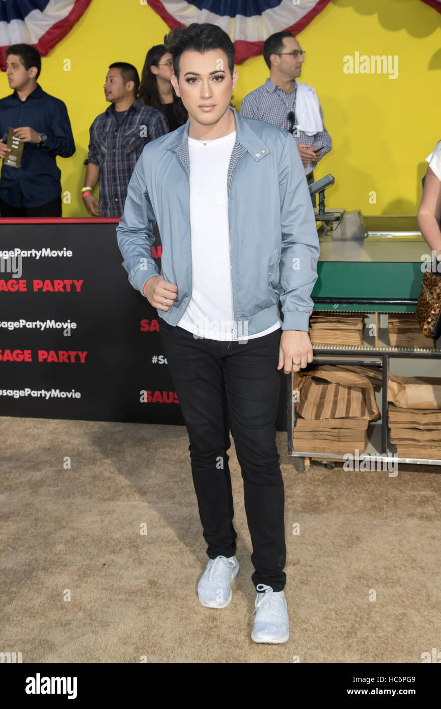 Manny Gutierrez attending the Los Angeles premiere of Sony's 'Sausage ...