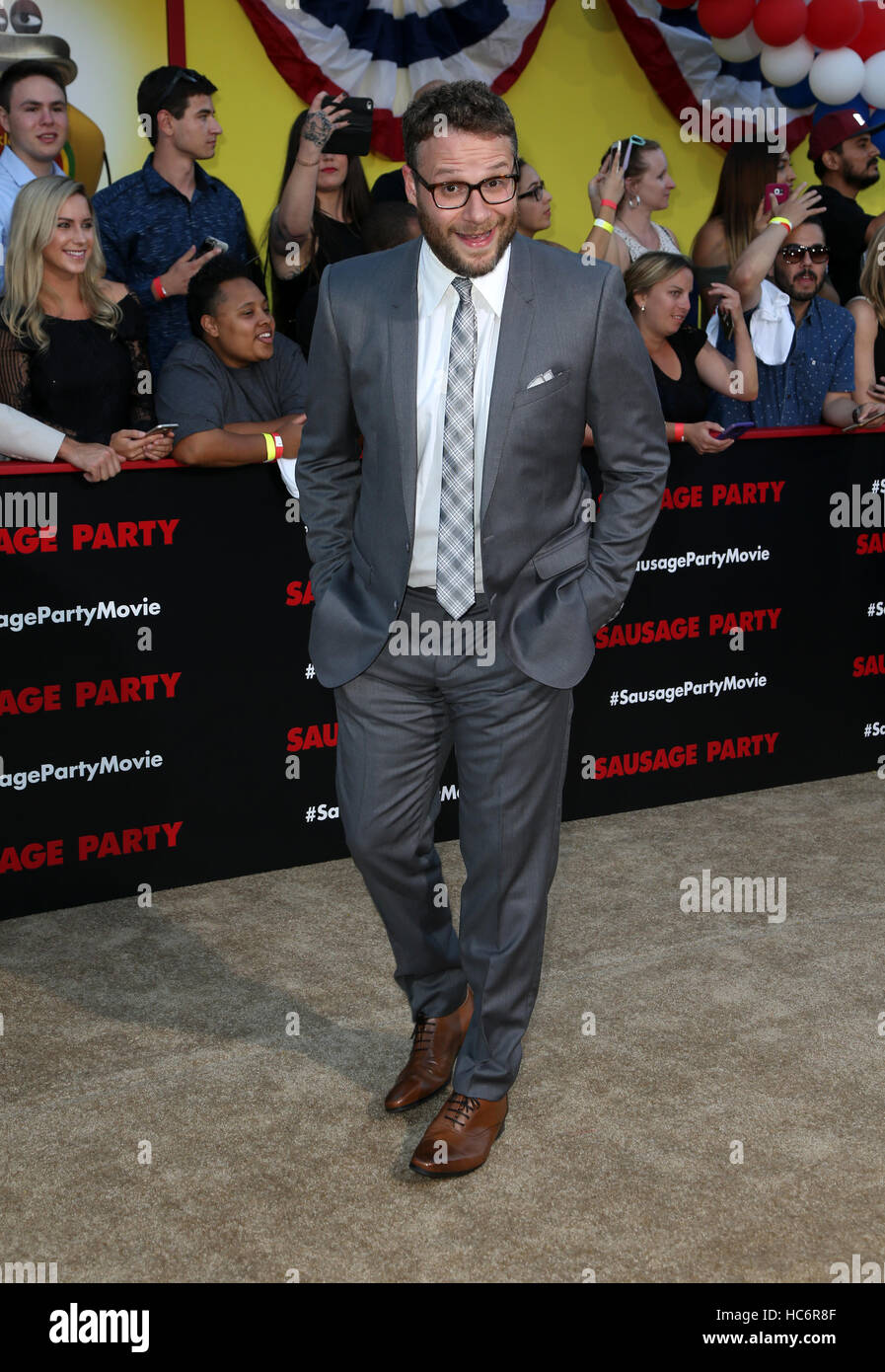 Premiere Of Sony's "Sausage Party" Featuring: Seth Rogen Where ...