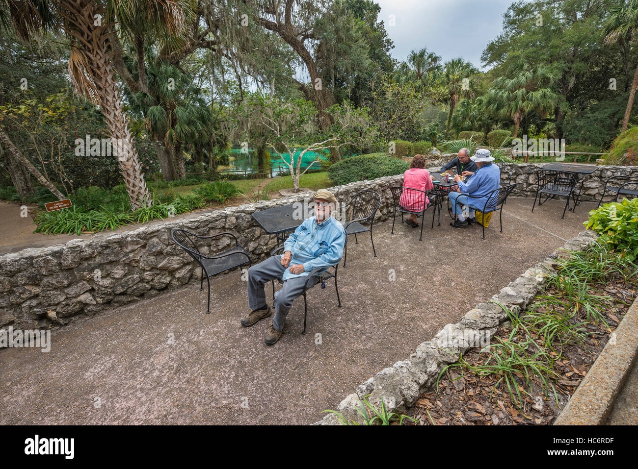 Rainbow Springs State Park in Dunnellon, Florida; headwaters of the ...