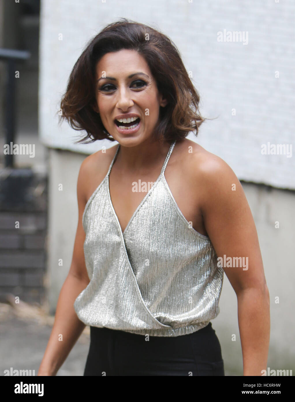 Saira Khan outside ITV Studios Featuring: Saira Khan Where: London ...